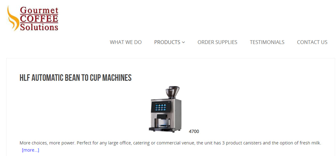 Gourmet Coffee Solutions